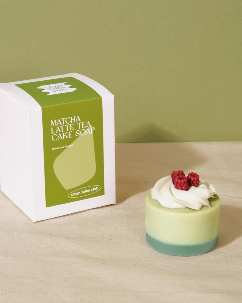 Matcha Latte Tea Cake Soap